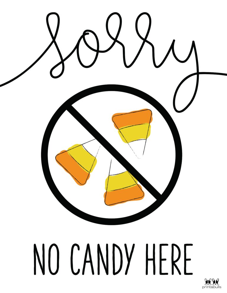 51 Halloween Signs - Free Printables | Printabulls