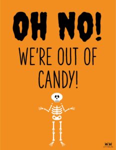 51 Halloween Signs - Free Printables | Printabulls