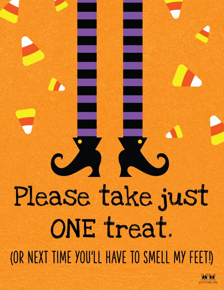 51 Halloween Signs - Free Printables | Printabulls