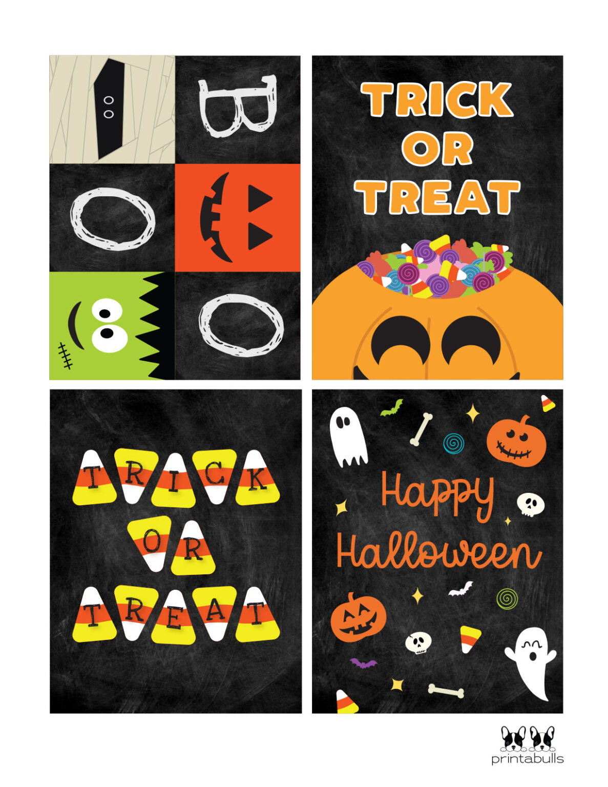 40+ Free Printable Halloween Cards | Printabulls