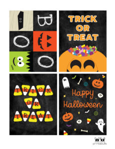 40+ Free Printable Halloween Cards | Printabulls