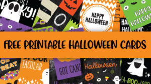 40+ Free Printable Halloween Cards | Printabulls