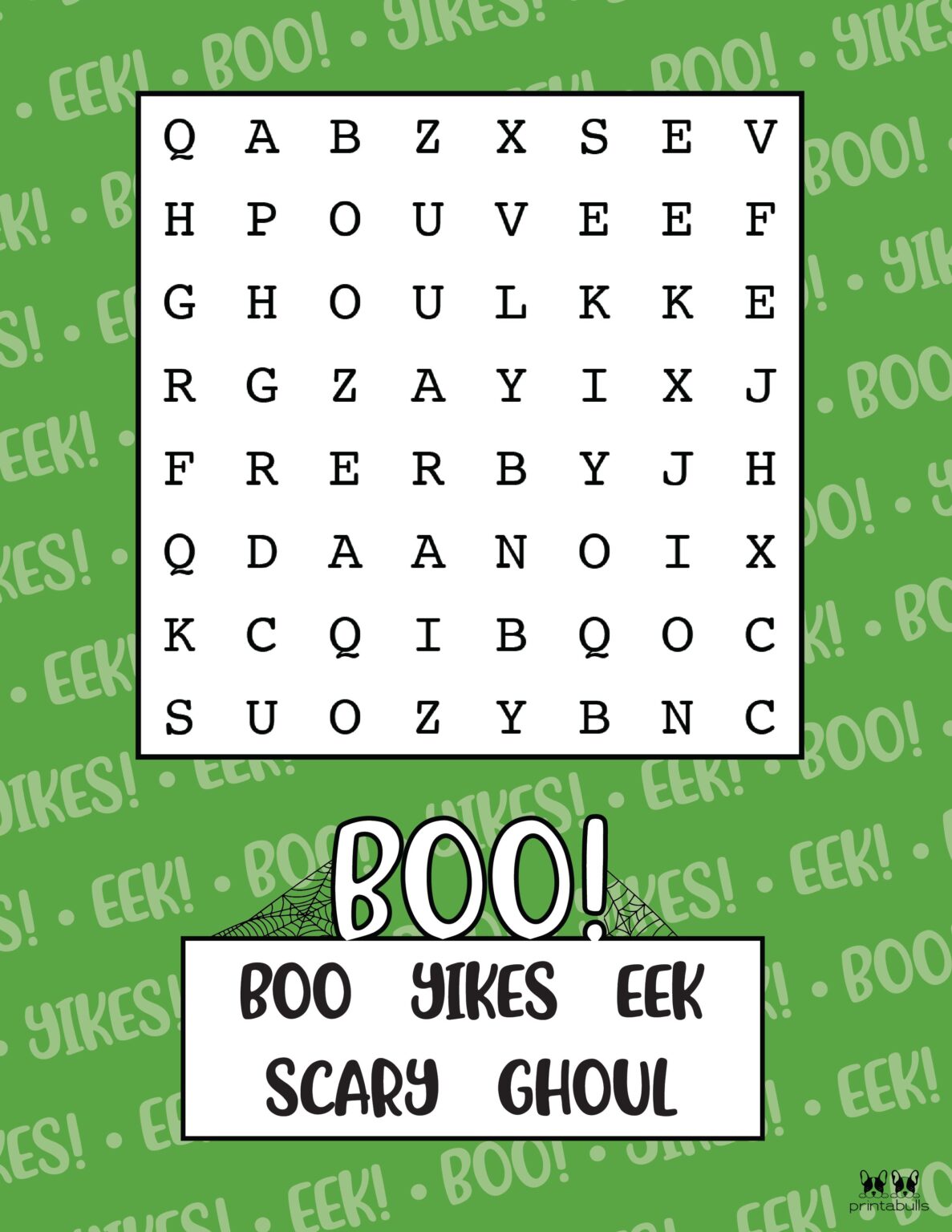 Free Printable Halloween Word Searches | Printabulls
