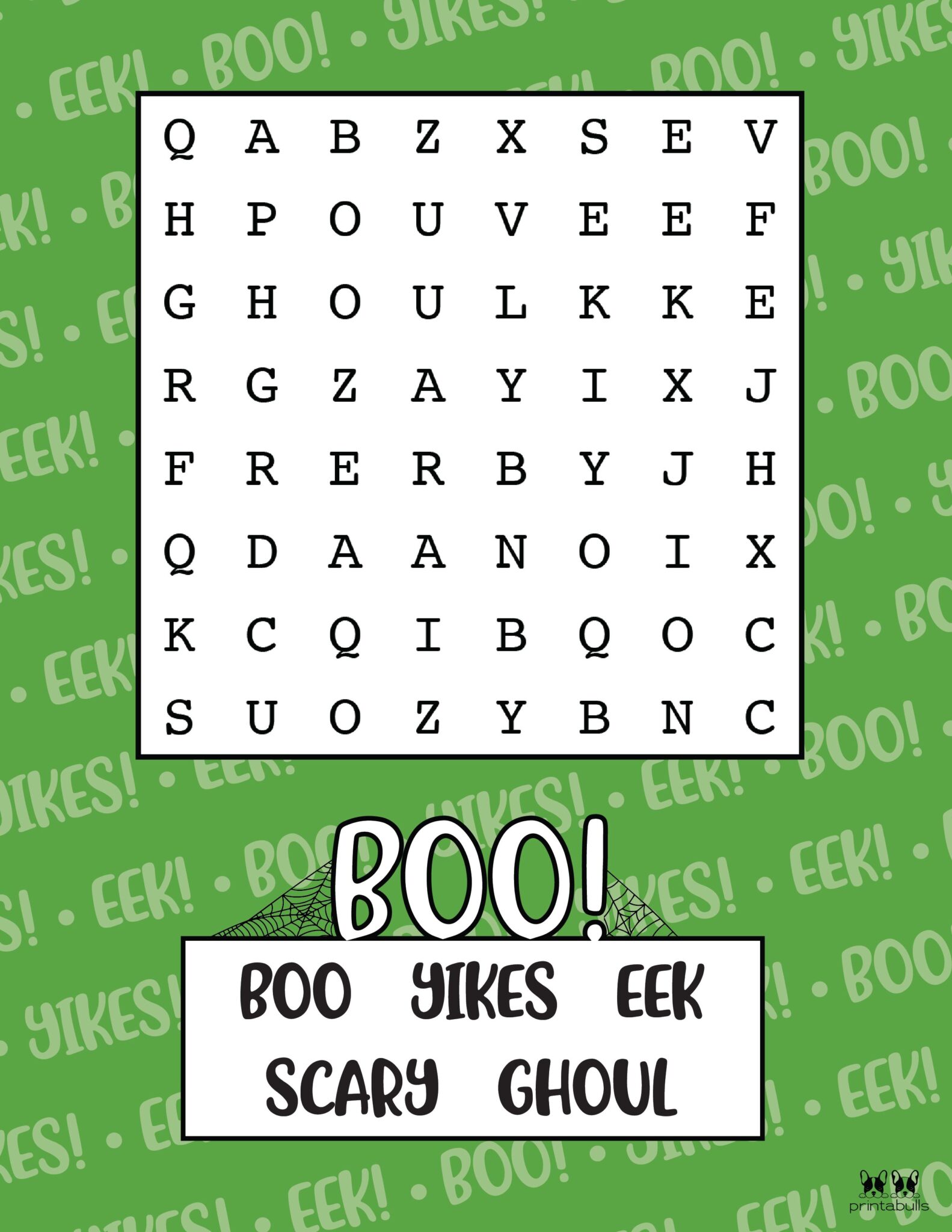 Free Printable Halloween Word Searches | Printabulls