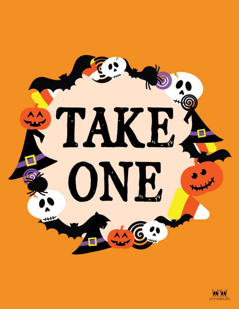 51 Halloween Signs - Free Printables | Printabulls