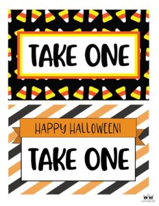 51 Halloween Signs - Free Printables | Printabulls