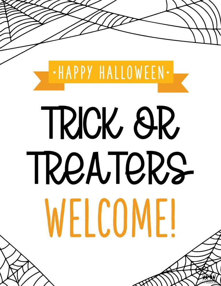 51 Halloween Signs - Free Printables | Printabulls