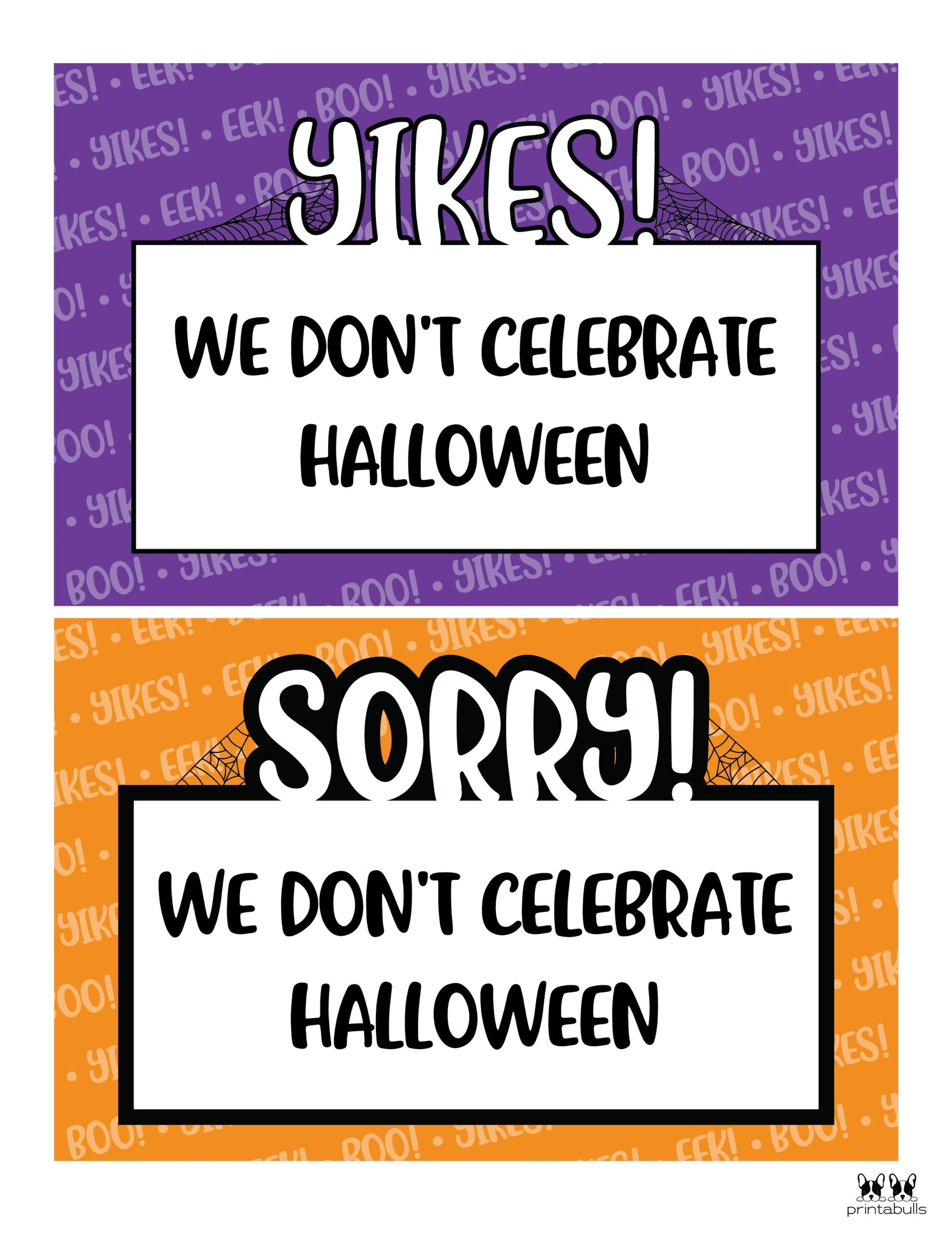 51 Halloween Signs - Free Printables | Printabulls