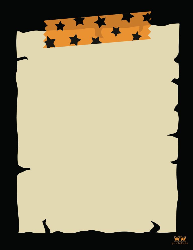Free Halloween Borders & Frames | Printabulls