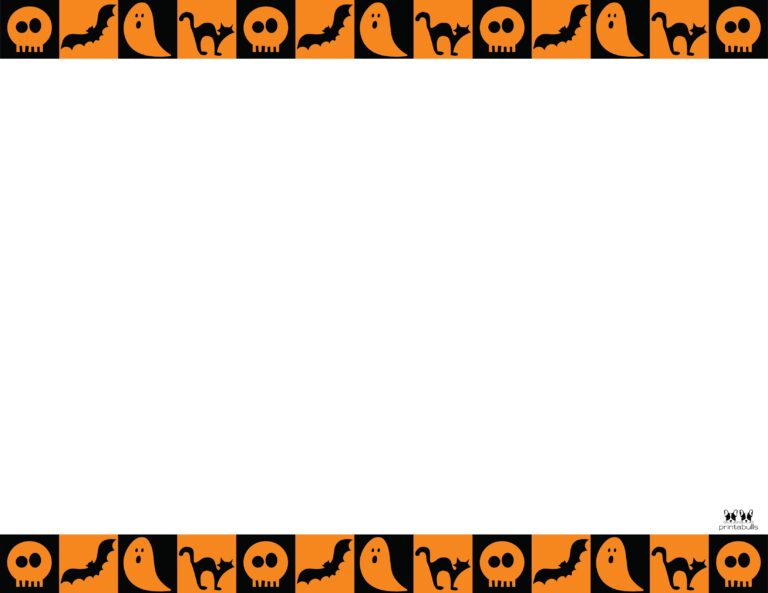 Free Halloween Borders & Frames | Printabulls