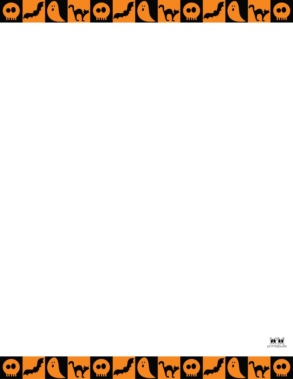 Free Halloween Borders & Frames | Printabulls