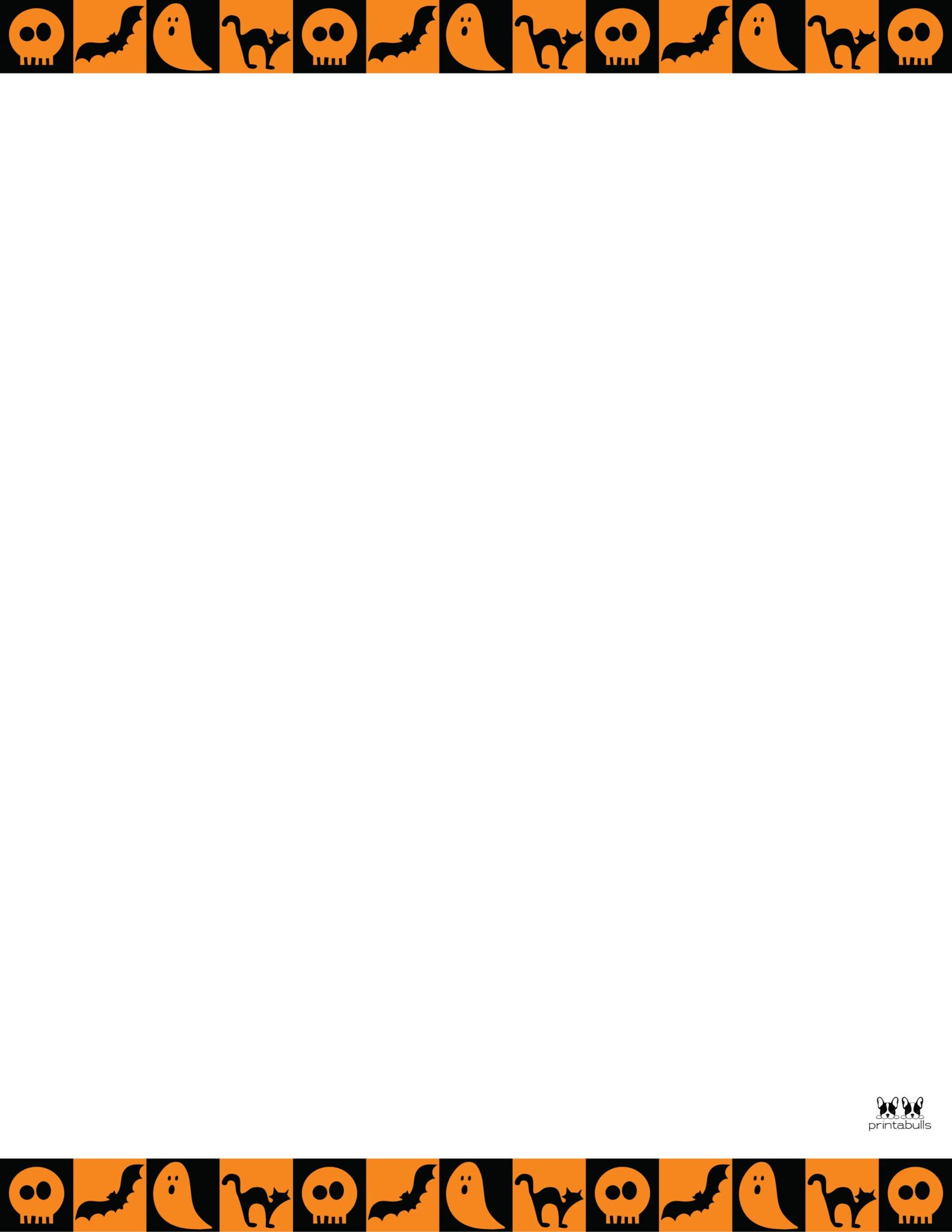 Free Halloween Borders & Frames | Printabulls