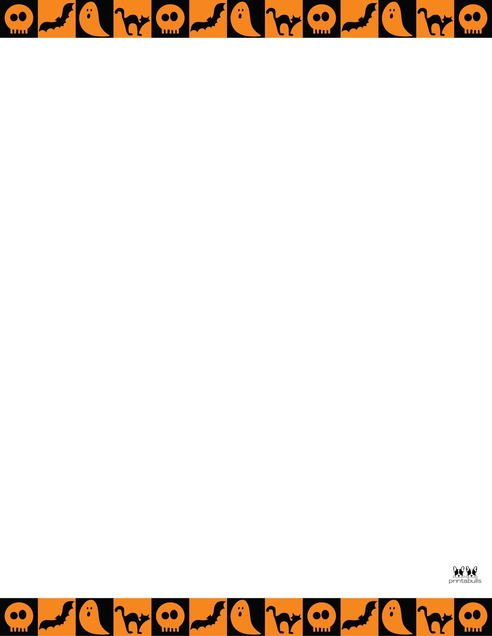 Free Halloween Borders & Frames | Printabulls