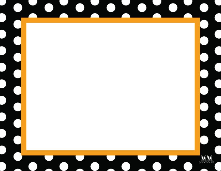 Free Halloween Borders & Frames | Printabulls