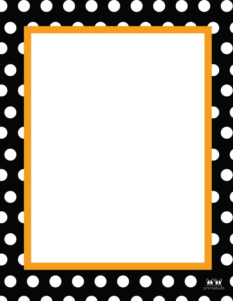 Free Halloween Borders & Frames | Printabulls