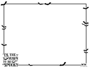 Free Halloween Borders & Frames | Printabulls