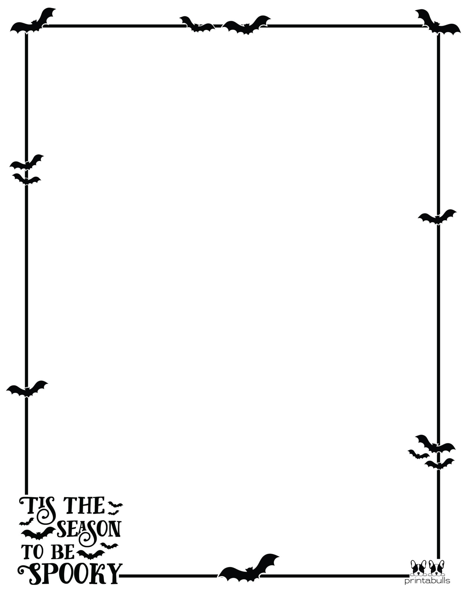 Free Halloween Borders & Frames | Printabulls