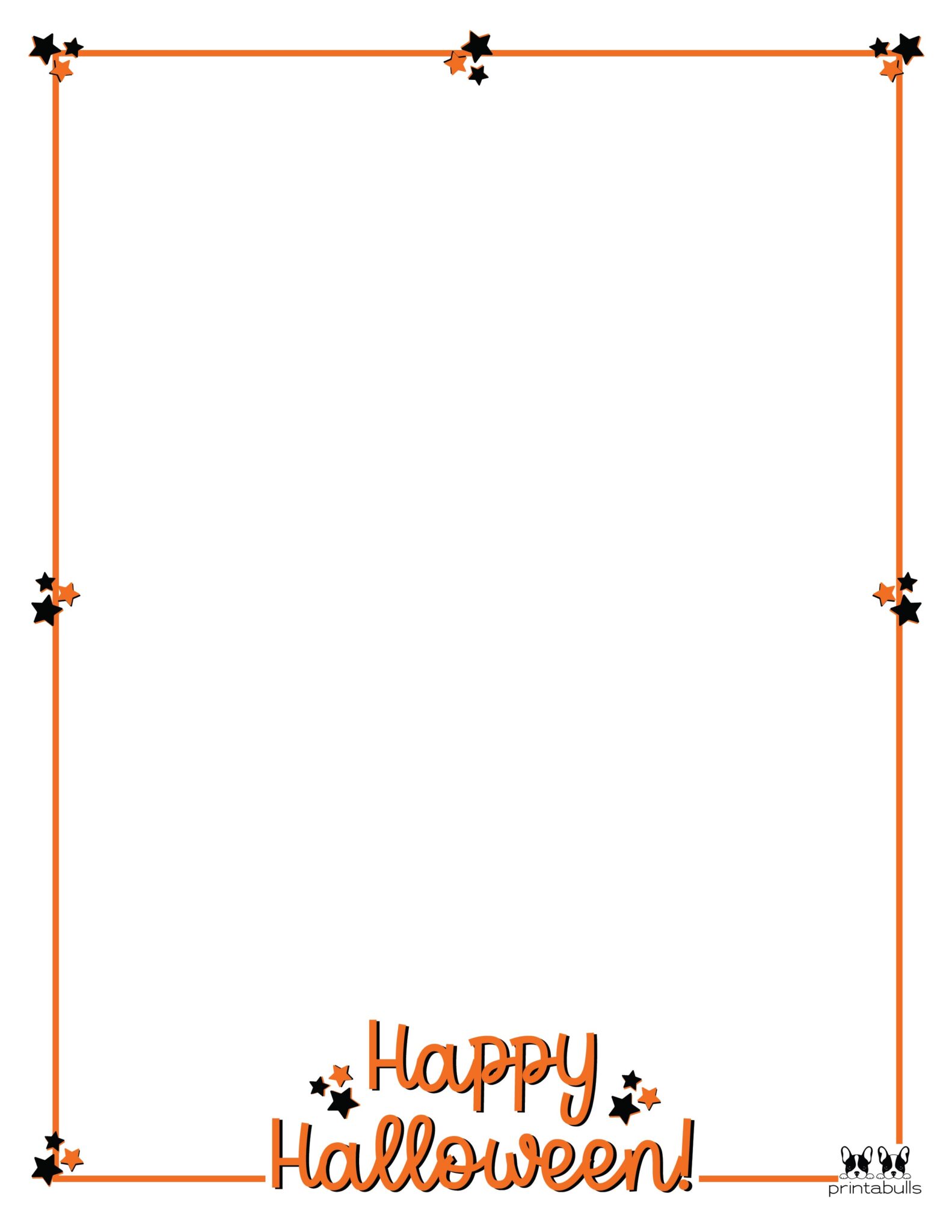 Free Halloween Borders & Frames | Printabulls