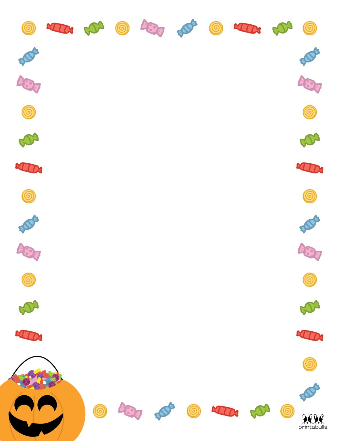 Free Halloween Borders & Frames | Printabulls
