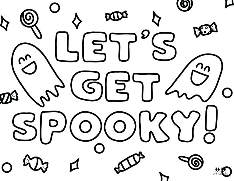 Free Printable Ghost Coloring Pages | Printabulls