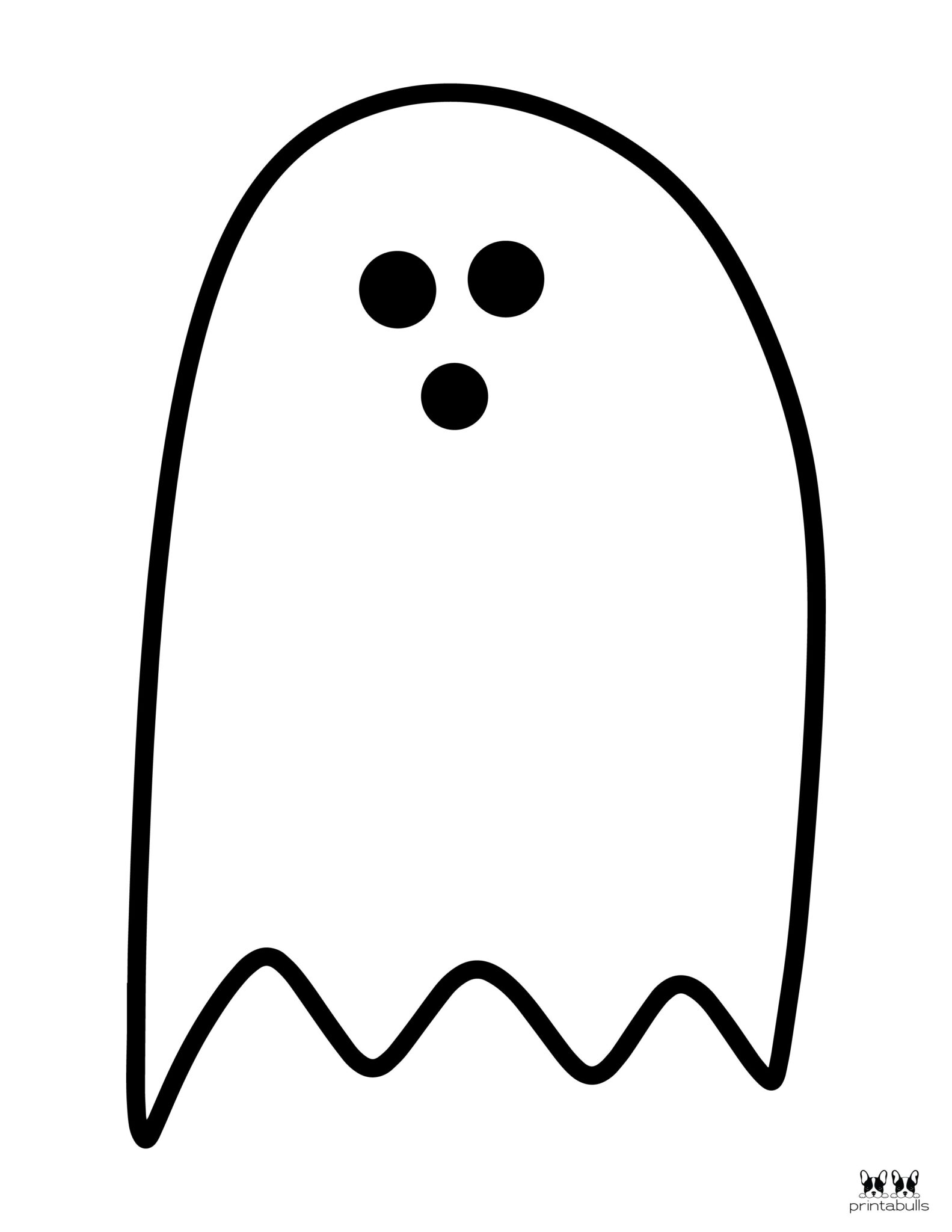 Free Printable Ghost Coloring Pages | Printabulls