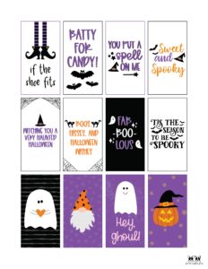 60 Free Printable Halloween Tags | Printabulls