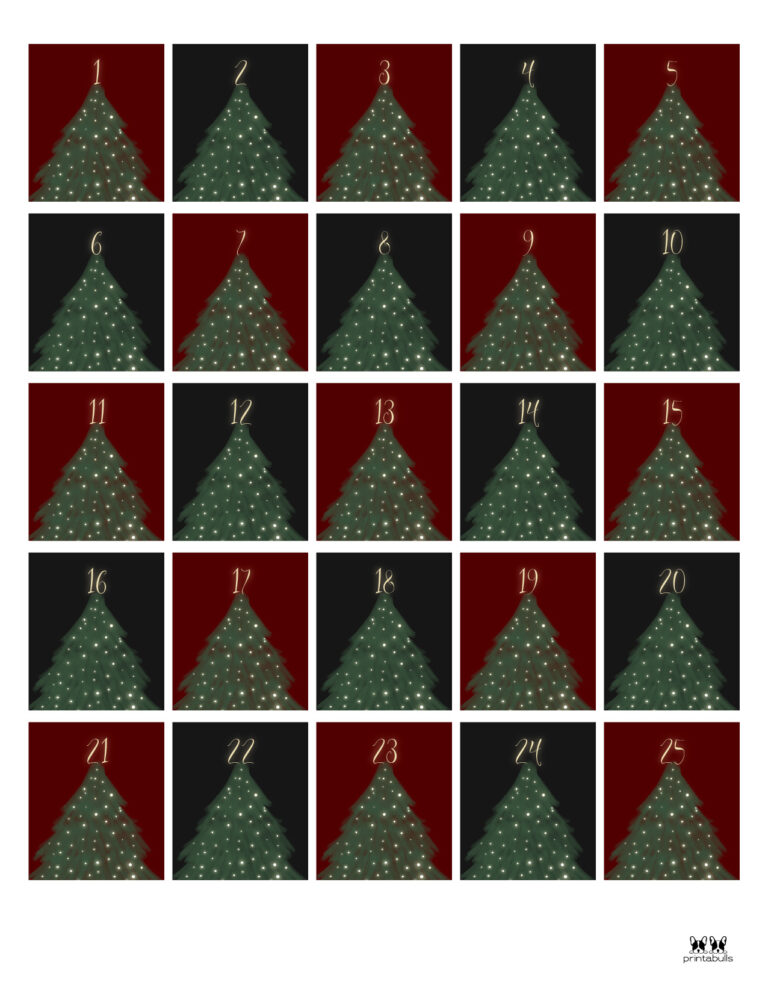 Christmas Numbers | Printabulls