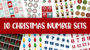 Christmas Numbers | Printabulls