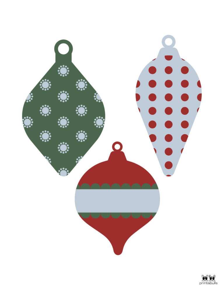 Printable Christmas Ornaments | Printabulls