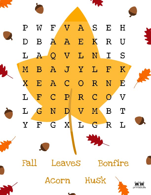Thanksgiving Word Searches Printabulls