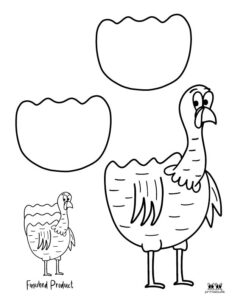25 Free Printable Turkey Templates - PrintaBulk