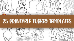 25 Free Printable Turkey Templates | Printabulls
