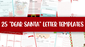 Dear Santa Letter Printables - FREE | Printabulls