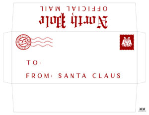 Santa Envelopes - Free Printables - PrintaBulk