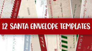 Santa Envelopes - Free Printables | Printabulls