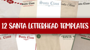 Printable Santa Letterhead Templates - 12 FREE Printables | Printabulls