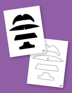Printable Mustache Templates - 150 Free Mustaches | Printabulls