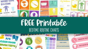 Bedtime Routine Charts - 20 FREE Printables | Printabulls
