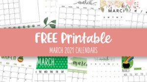 March 2021 Calendars - Free Printables | Printabulls