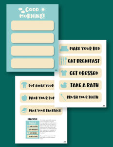 Morning Routine Charts - 15 Free Printables - PrintaBulk