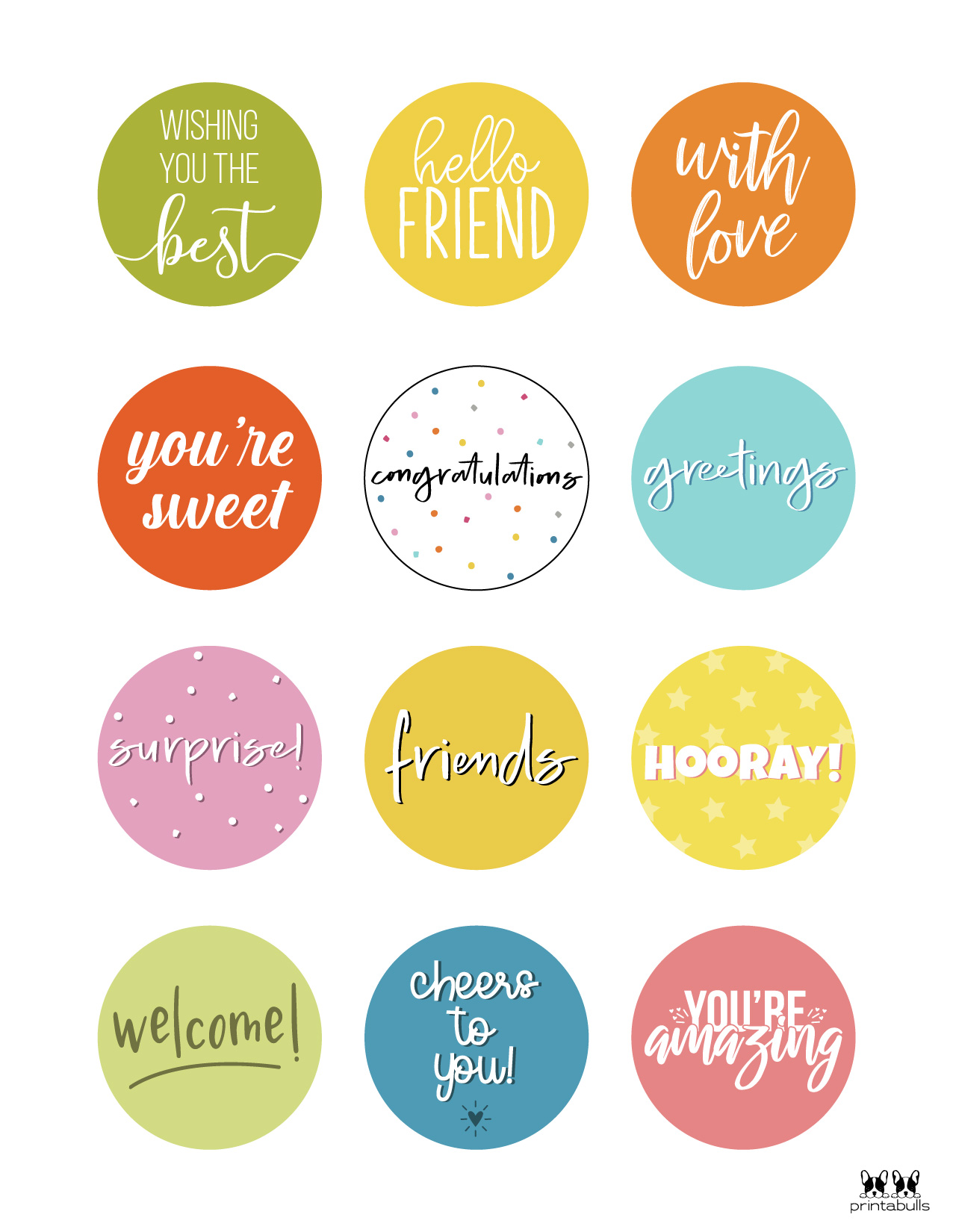 Free Printable Gift Tags - 500+ Tags | Printabulls