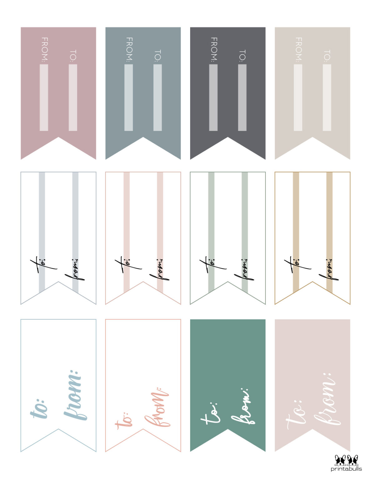 Free Printable Gift Tags - 500+ Tags | Printabulls