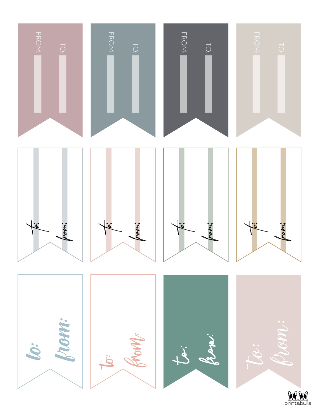 Free Printable Gift Tags - 500+ Tags | Printabulls