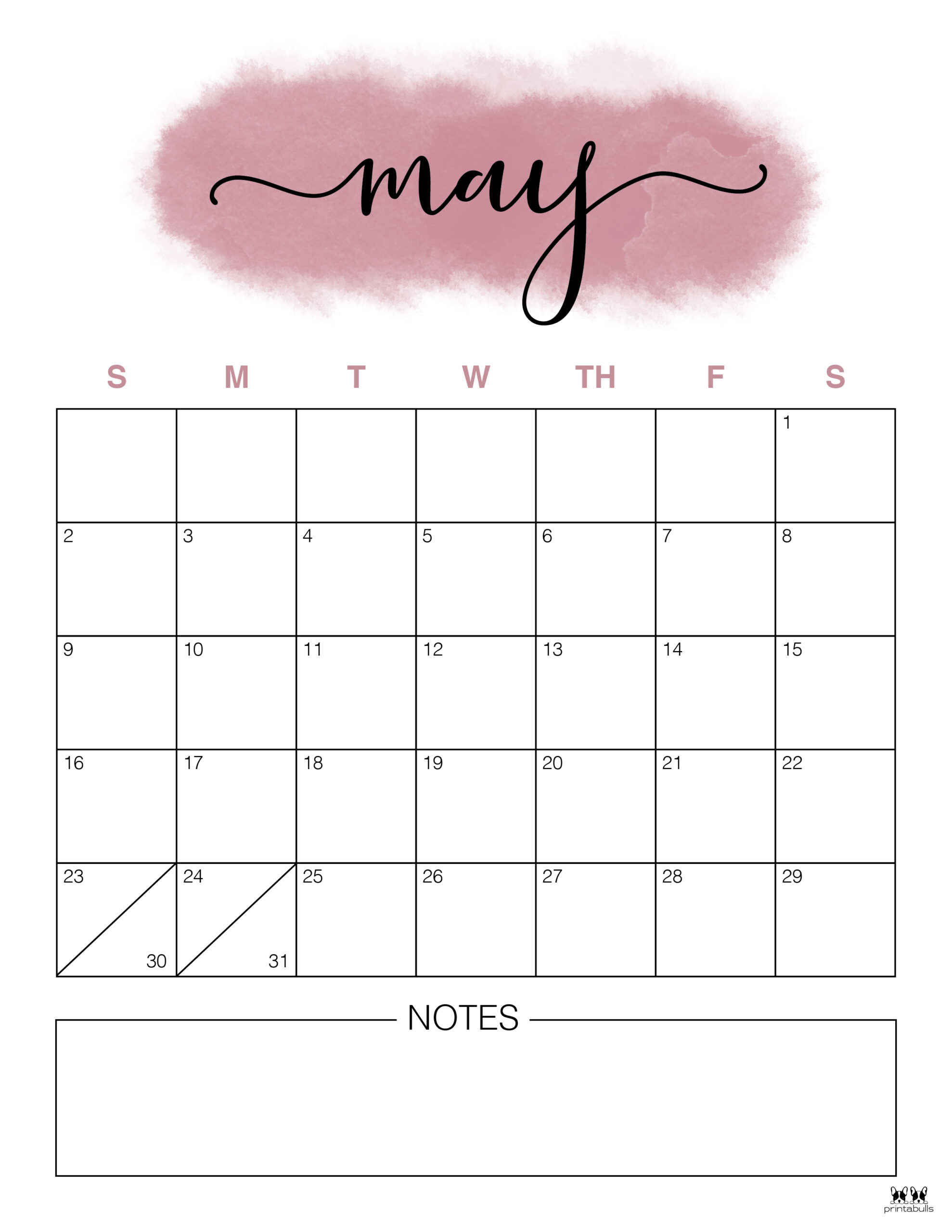 May 2021 Calendars - Free Printables | Printabulls