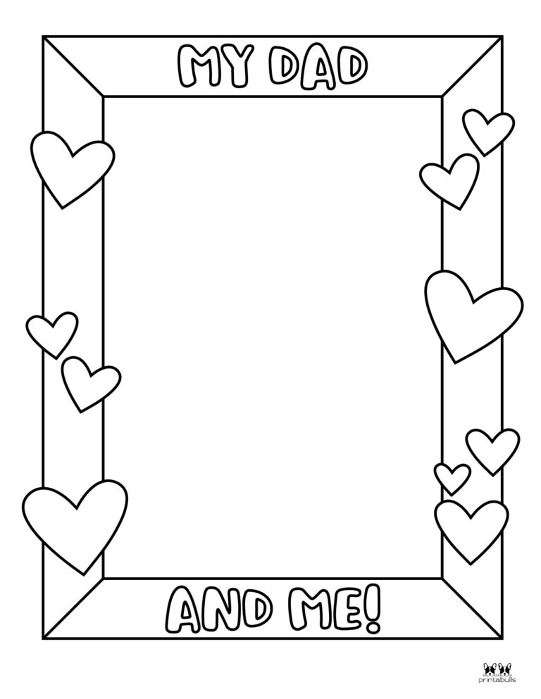 Father's Day Coloring Pages - 50 FREE Pages | Printabulls