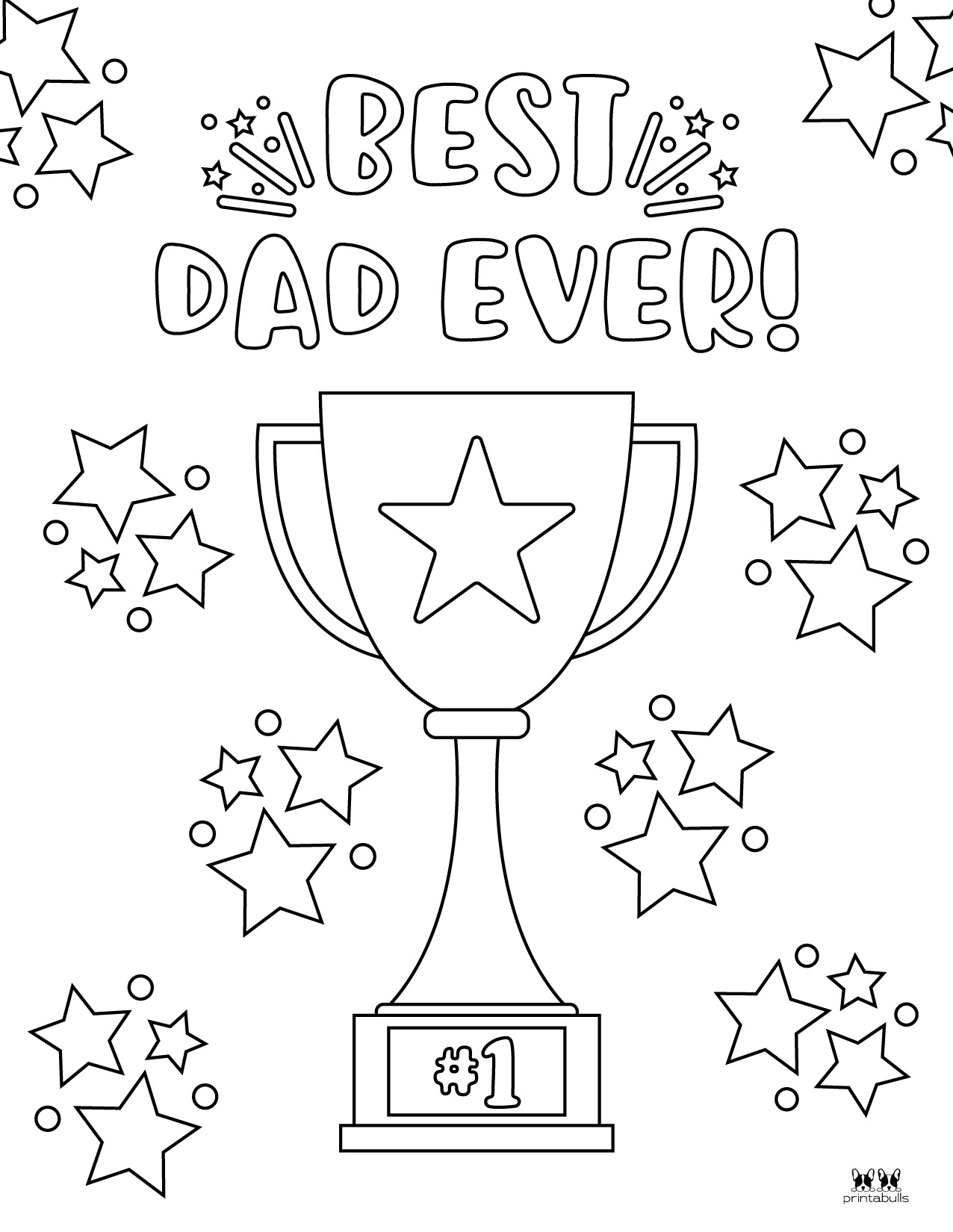 Father's Day Coloring Pages - 50 FREE Pages | Printabulls