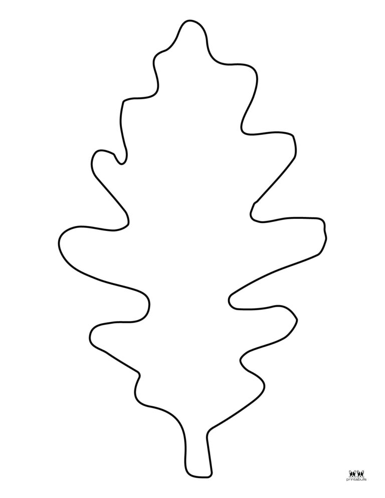 Leaf Outlines, Templates & Coloring Pages - 55 FREE Pages | Printabulls