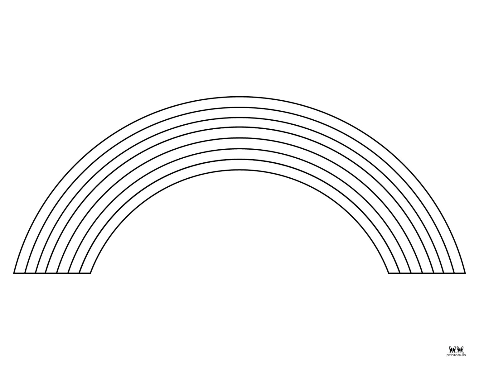 Rainbow Coloring Pages - 50 FREE Printable Pages | Printabulls