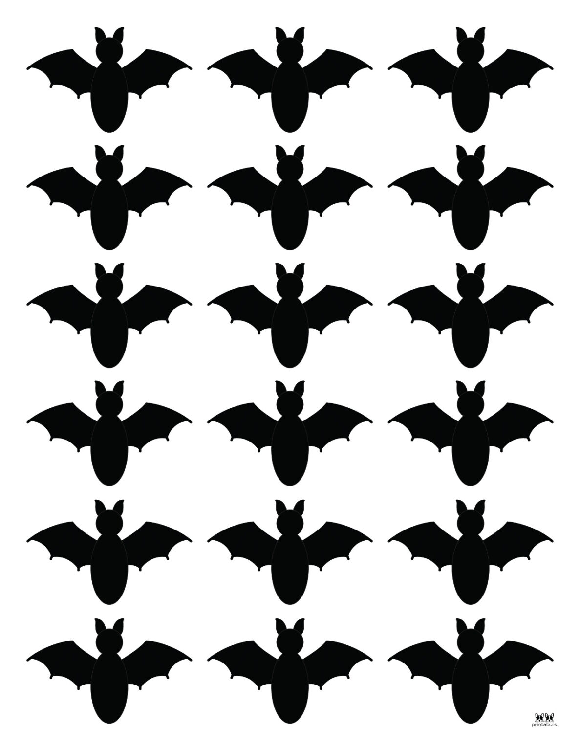 Bat Templates & Coloring Pages - 53 FREE Printables | Printabulls