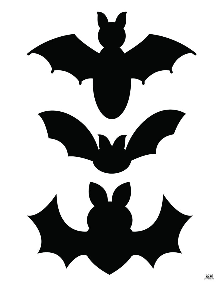 Bat Templates & Coloring Pages - 53 FREE Printables | Printabulls